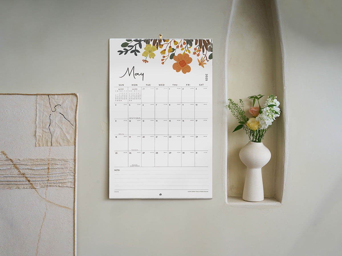 Durable Cabbrix Decor Calendar: Beautifully Track Your Schedules with Ease