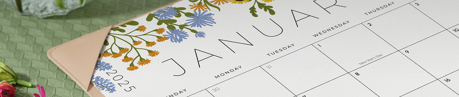 Transform Your Workspace With Our 22" × 17" Inches Desk Calendar